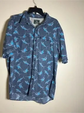 Bass Pro Shops | Shirts | Bass Pro Shops Gray Shortsleeve Buttonup ...